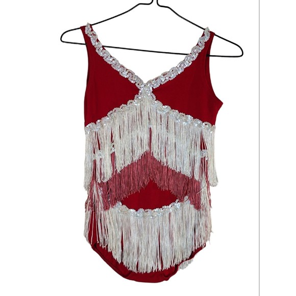 Unbranded | Other | Vtg Dance Majorette Gymnastics Rodeo Outfit Leotard ...